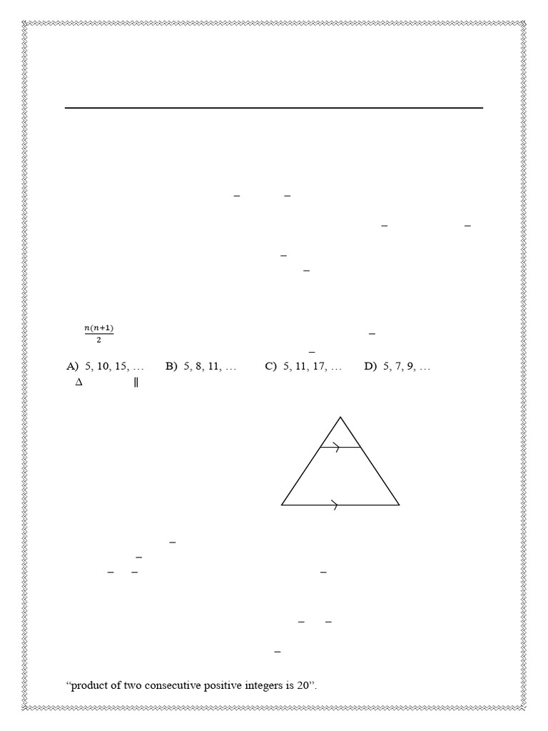 Mid Term QP State Maths | PDF