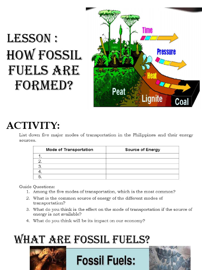 How Fossil Fuels Are Formed | PDF | Coal | Technology & Engineering