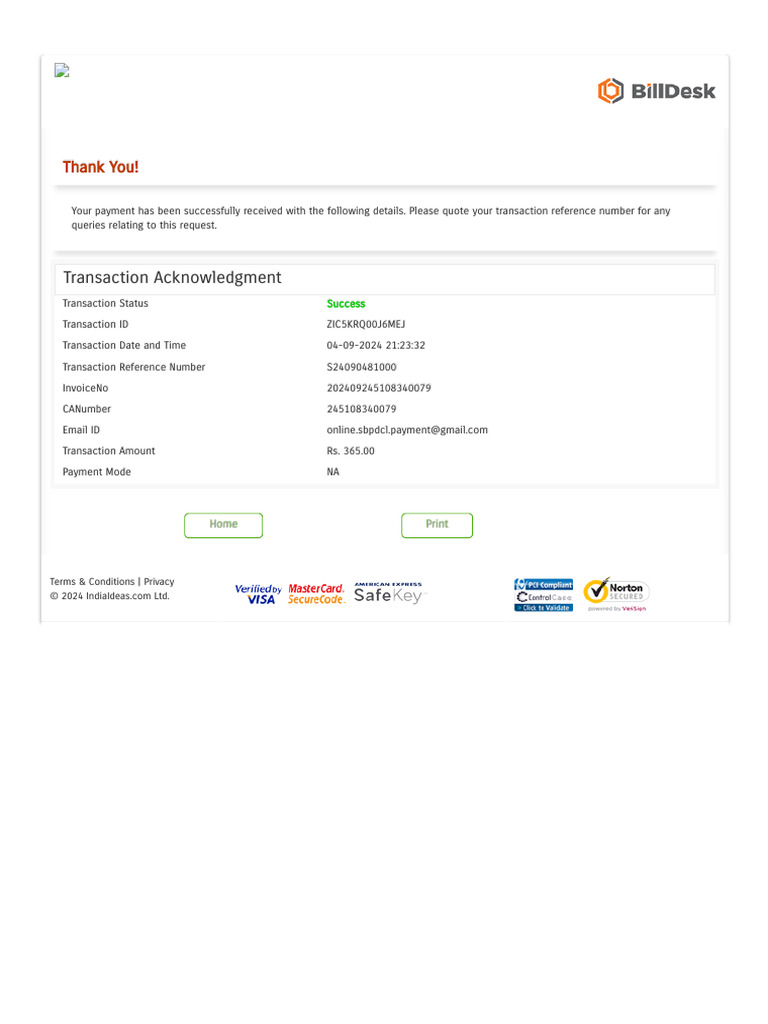 BillDesk Payment Gateway | PDF