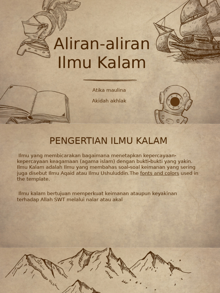 Aliran2 Ilmu Kalam | PDF