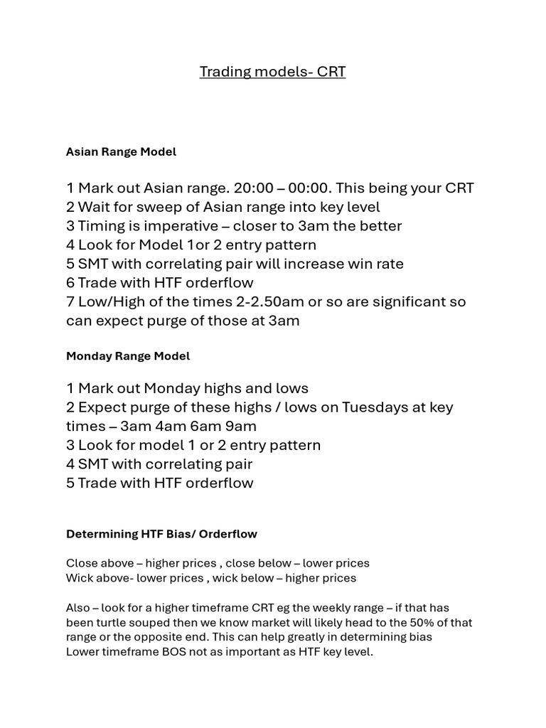 Trading models | PDF