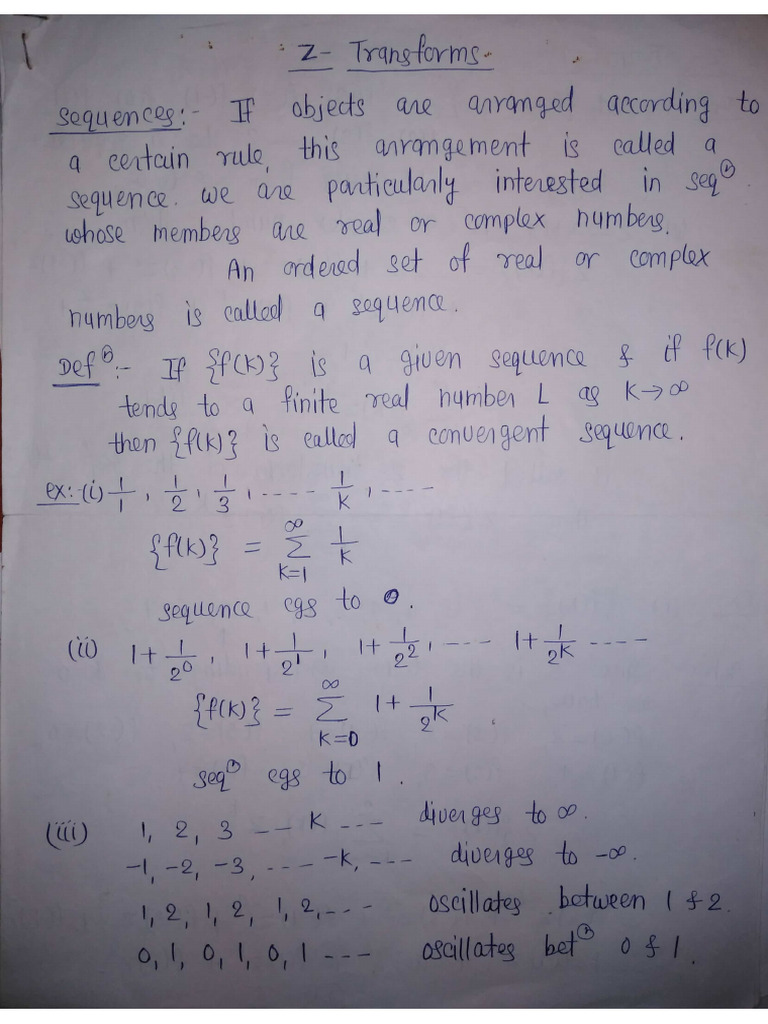 Z Transform | PDF