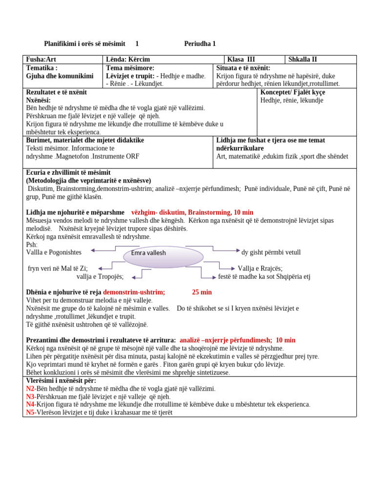 Ditar Kercim 3 Periudha 1 | PDF