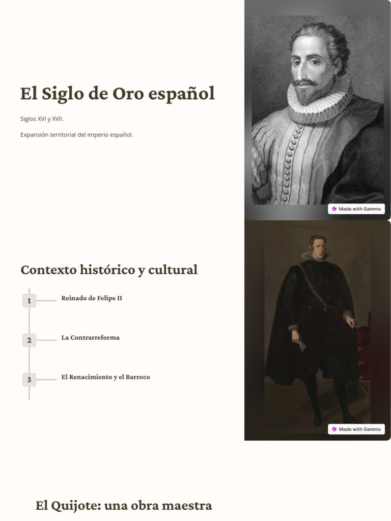 El Siglo de Oro Espanol | PDF