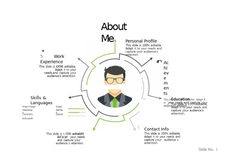 About Me Powerpoint Presentation Examples Slide01 | PDF