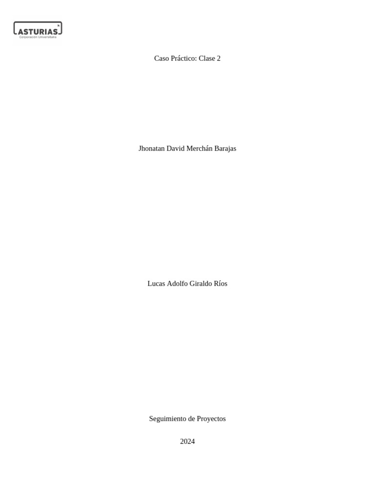 Caso Practico Unidad 2 | PDF