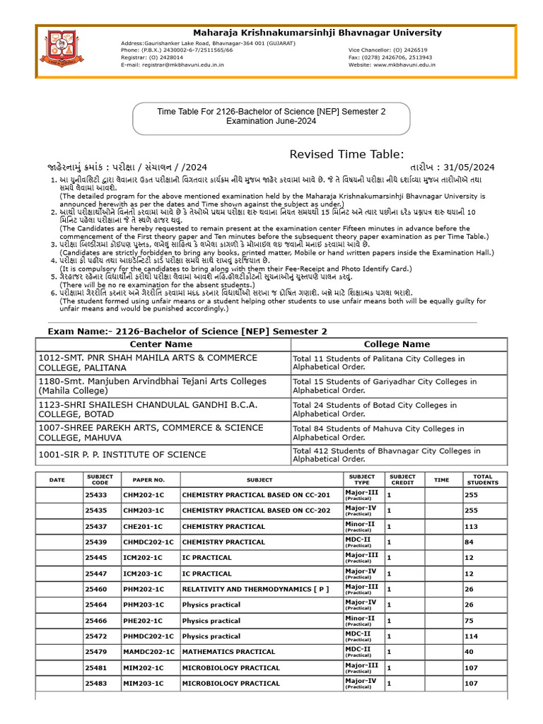 2126-Bachelor of Science (NEP) Semester 2 - JUNE - 2024 EXAM | PDF