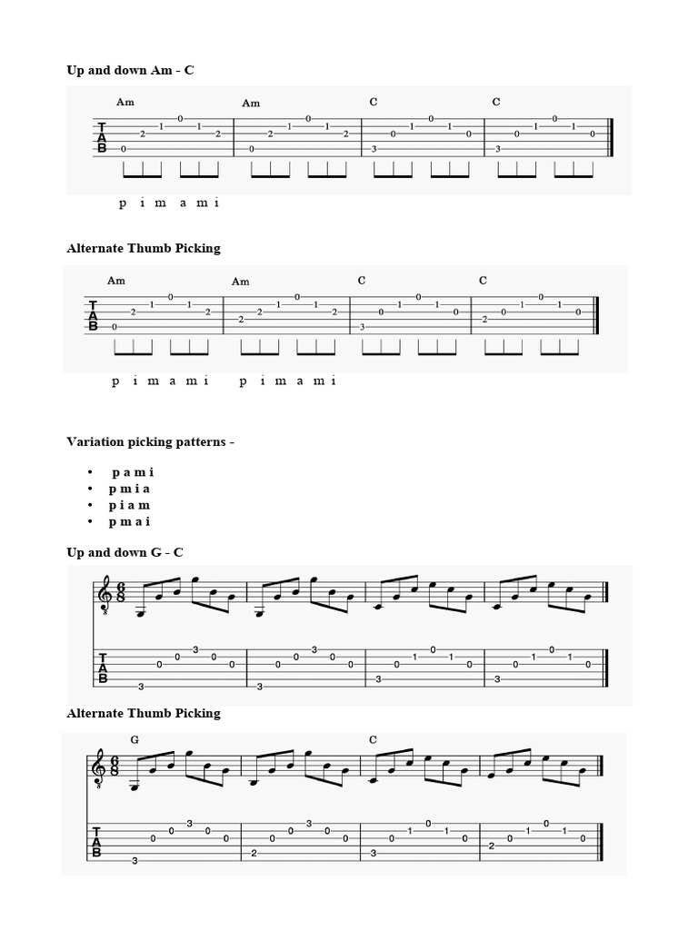 Fingerpicking 2 | PDF