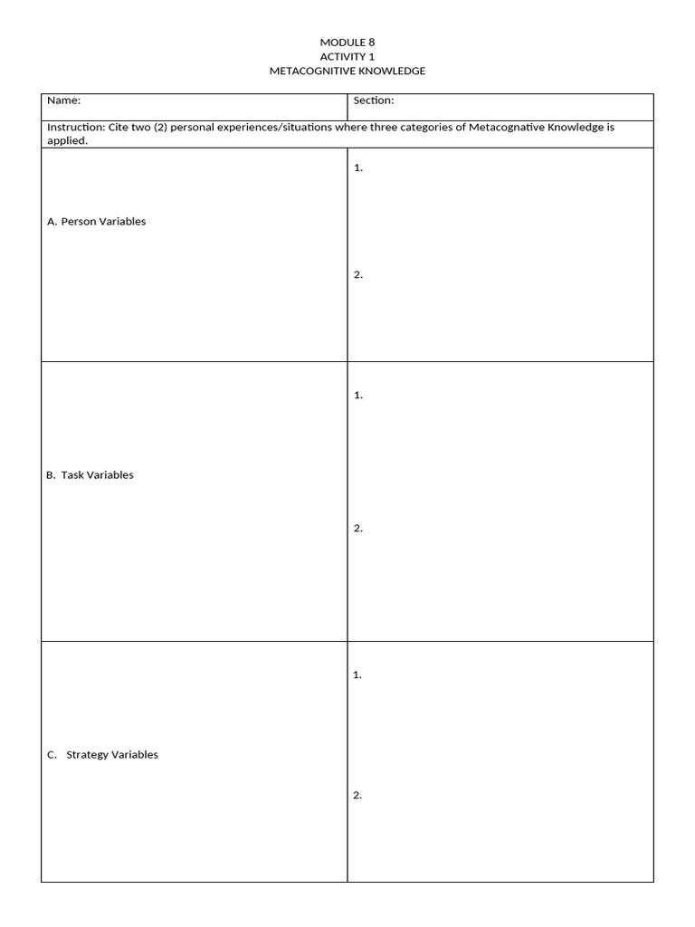 GE 7 Module 8 Activity | PDF