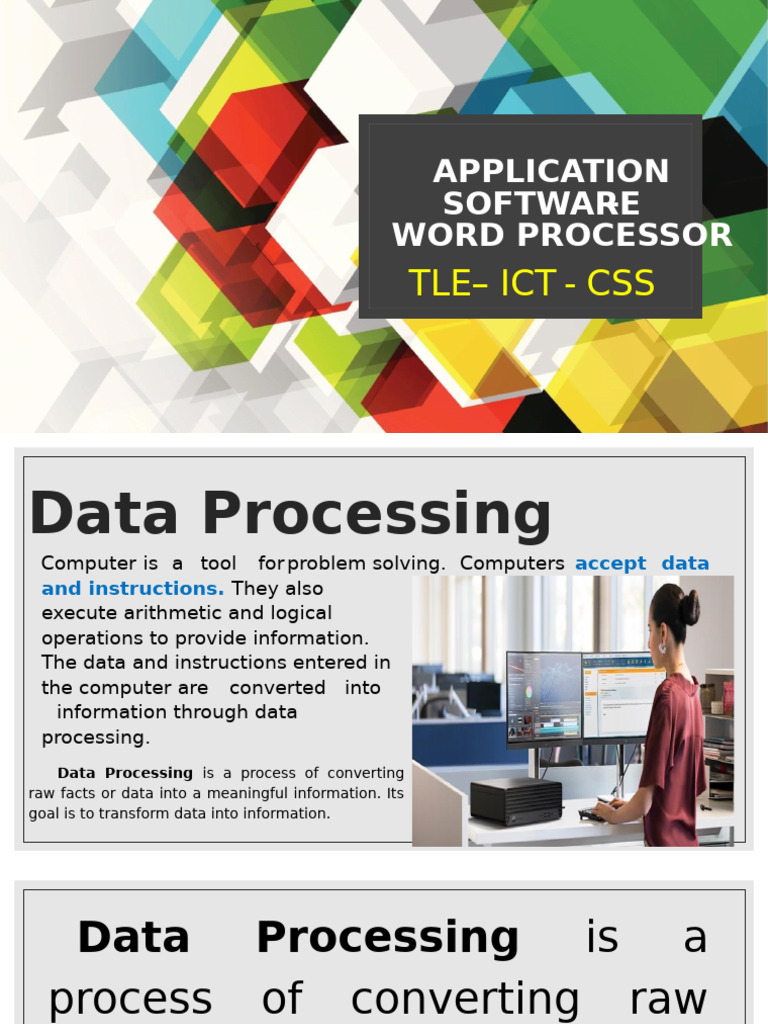 TLE ICTCSS Q2 Word Processor - Notes | PDF