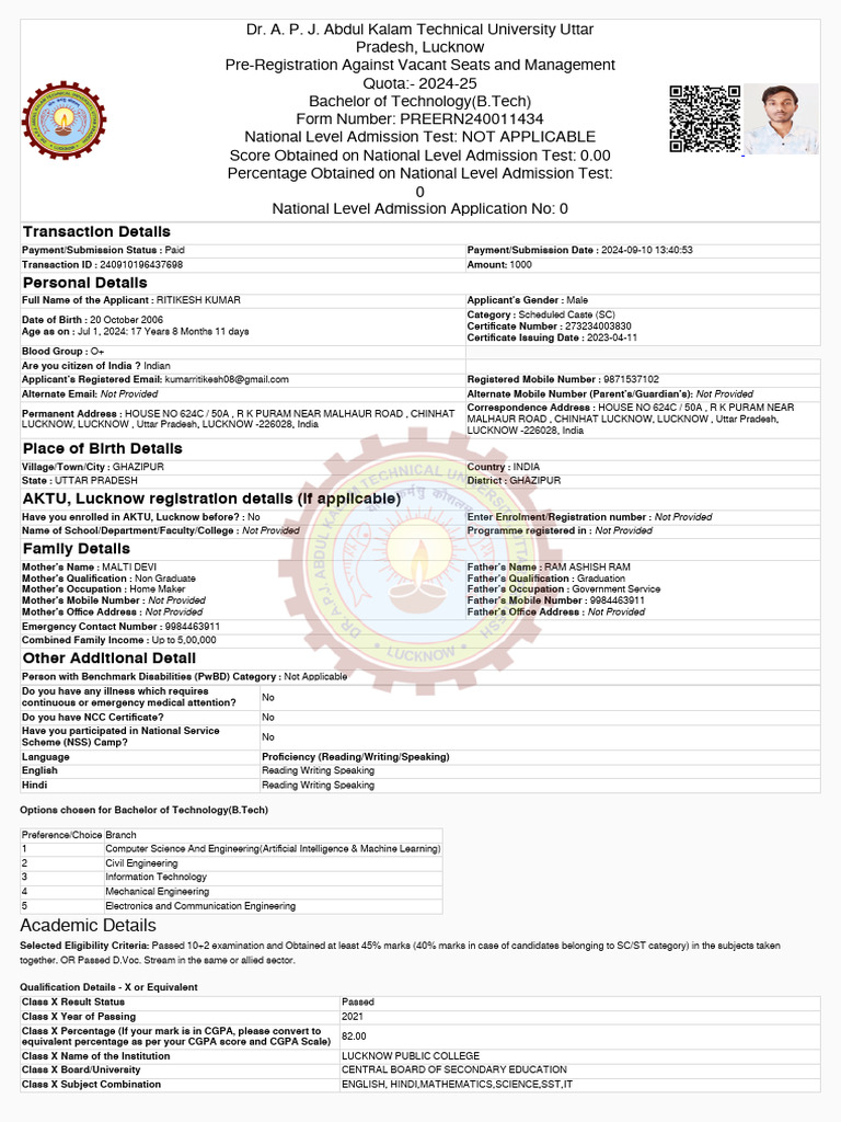 Preern240011434 Ritikesh Kumar | PDF