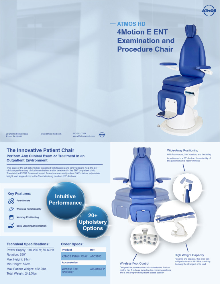 Patient Chair Brochure | PDF