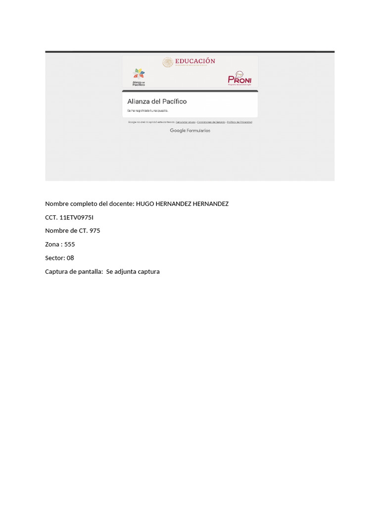 ENCUESTA PRONI | PDF