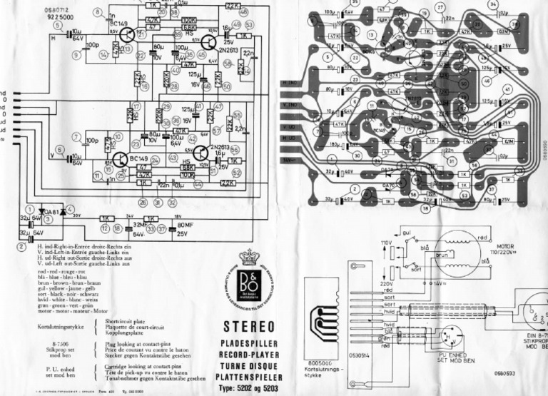 Beogram1000 Schematic | PDF