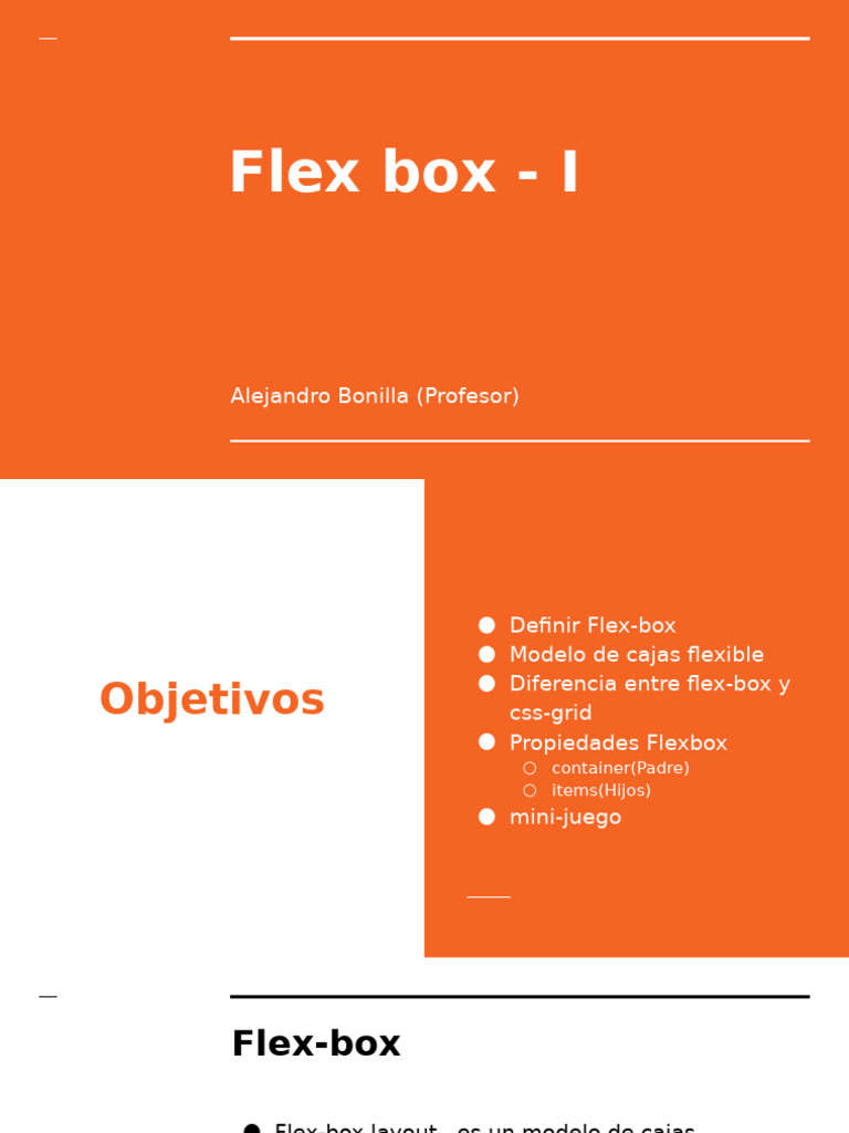 Flex Box - I | PDF