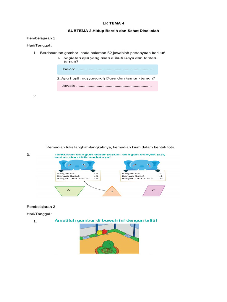 LK TEMA 4 Subtema 2 | PDF