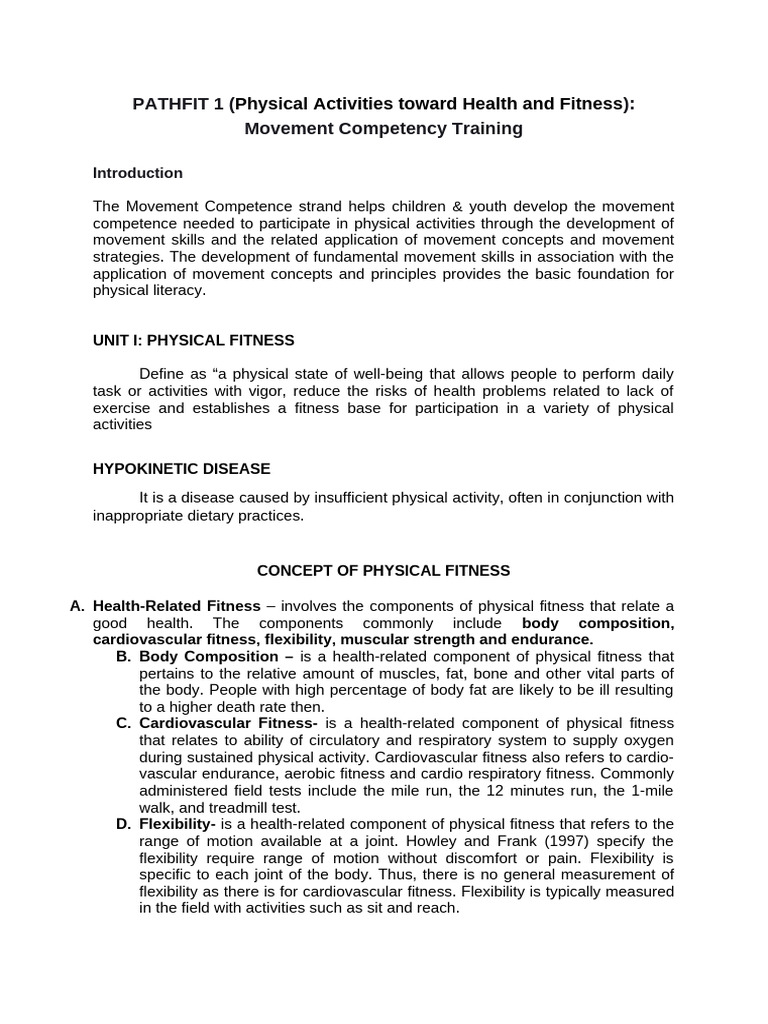 Module in PATHFIT 1 | PDF