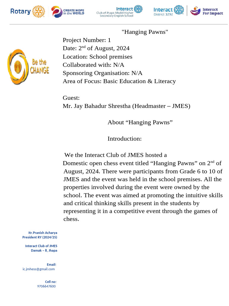 JMES Report | PDF