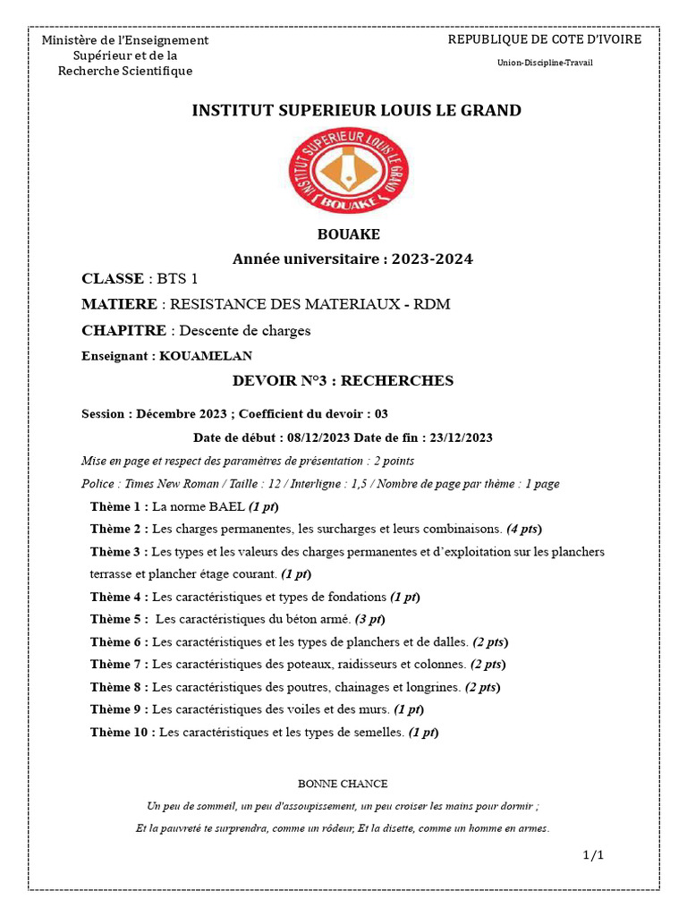 Devoir N°3-RECHERCHES | PDF