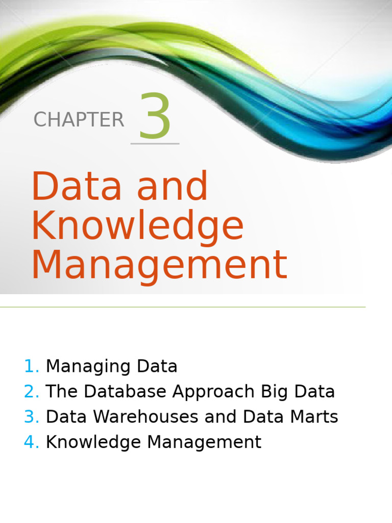 ch03 DATA KNOWLEDGE | PDF