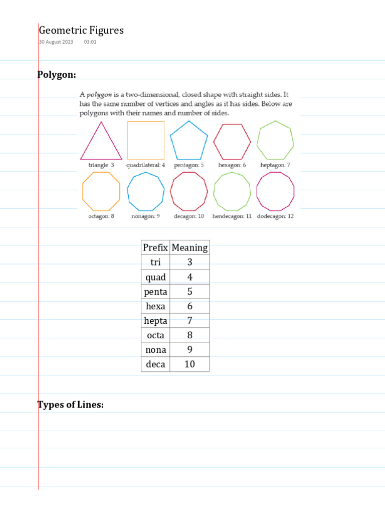 Geometric Figures | PDF