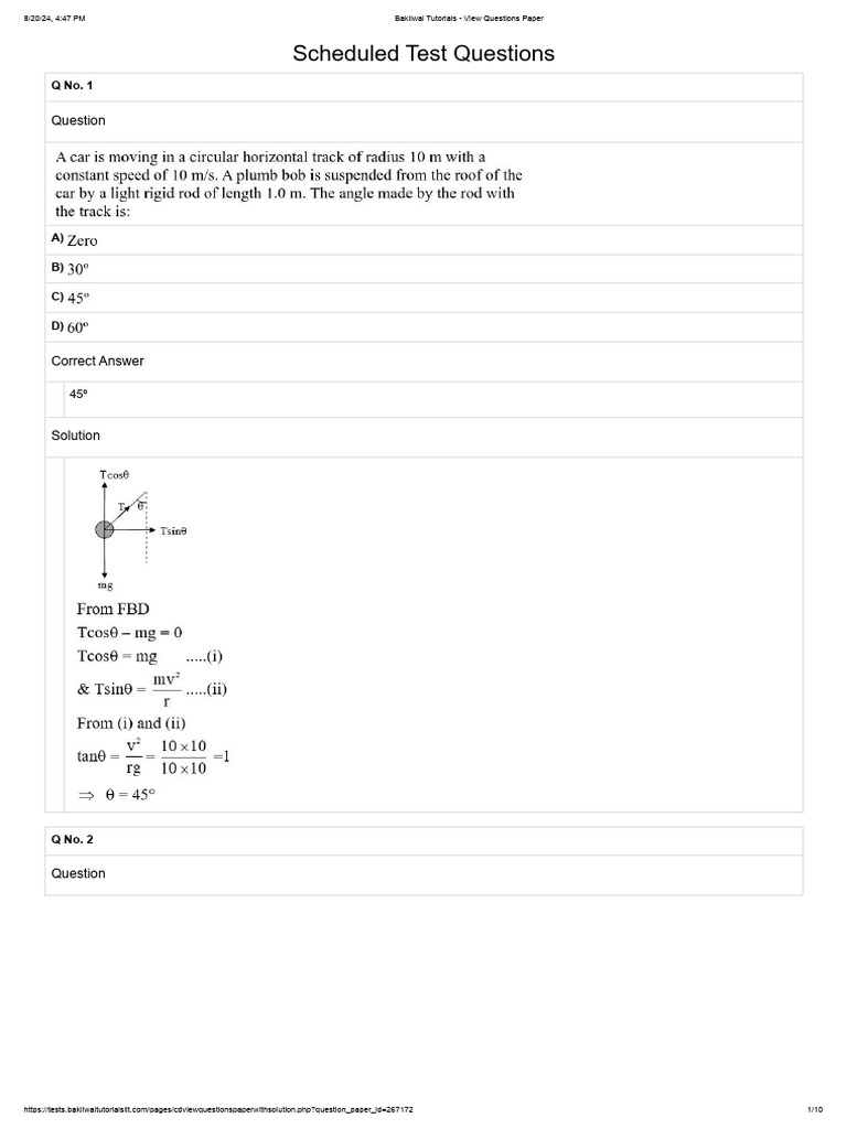 Physics Tutorial 7 For Wizard Pdf