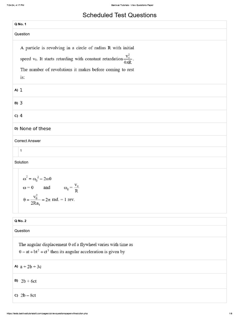 Physics Tutorial 6 For Wizard | PDF | Physics | Teaching Methods ...