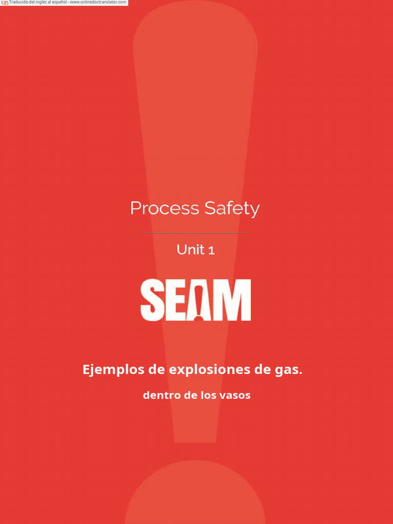 Part 4 - 2 Examples of Gas Explosions in Vessels - En.es | PDF