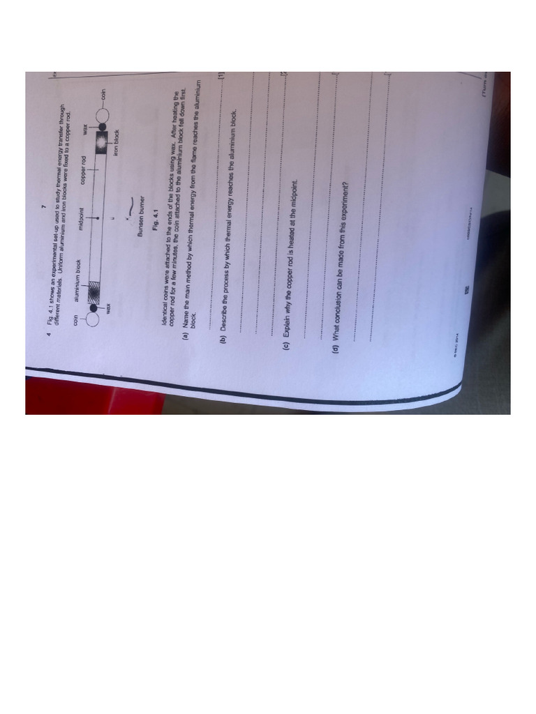 Thermal Energy Transfer Experiment Answers | PDF