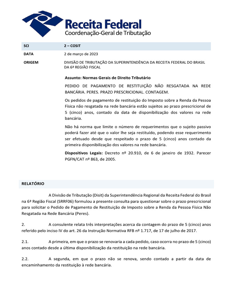 SCI Cosit N 2-2023 | PDF