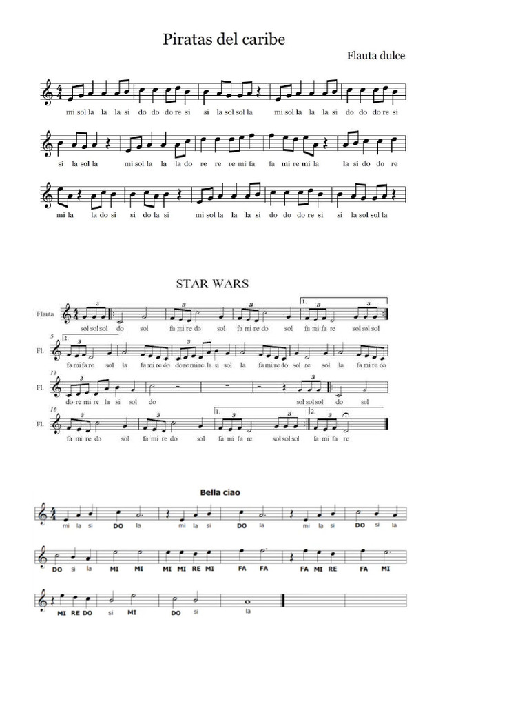 Partituras Flauta | PDF