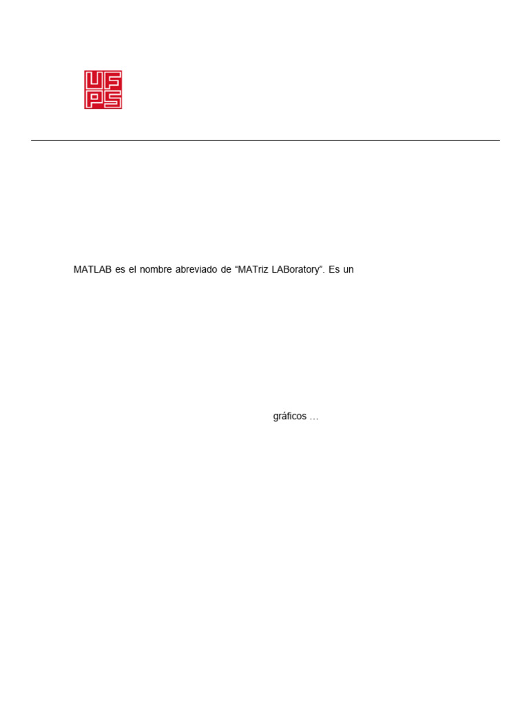 INTRODUCCIÓN AL MATLAB | PDF INTRODUCCIÓN AL MATLAB | PDF