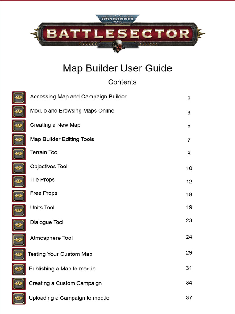Map Builder User Guide - Final | PDF