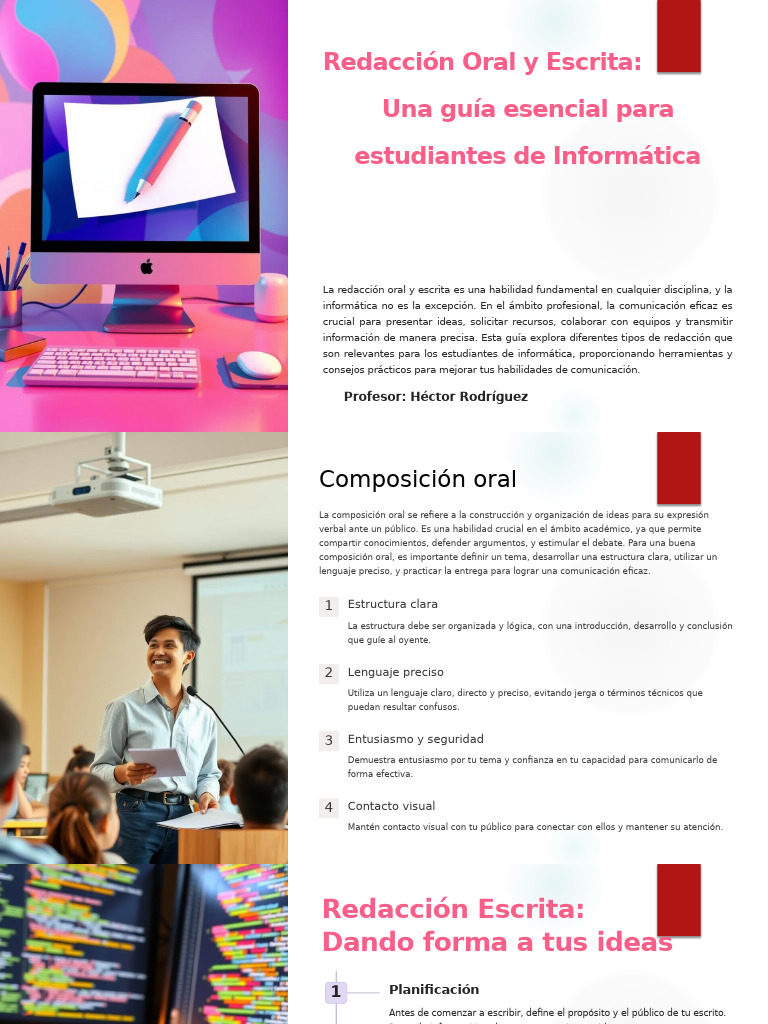 Redacción Oral y Escrita | PDF