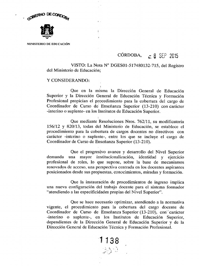ResMin 1138 2015 | PDF