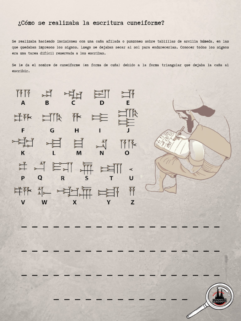 Escritura Cuneiforme | PDF