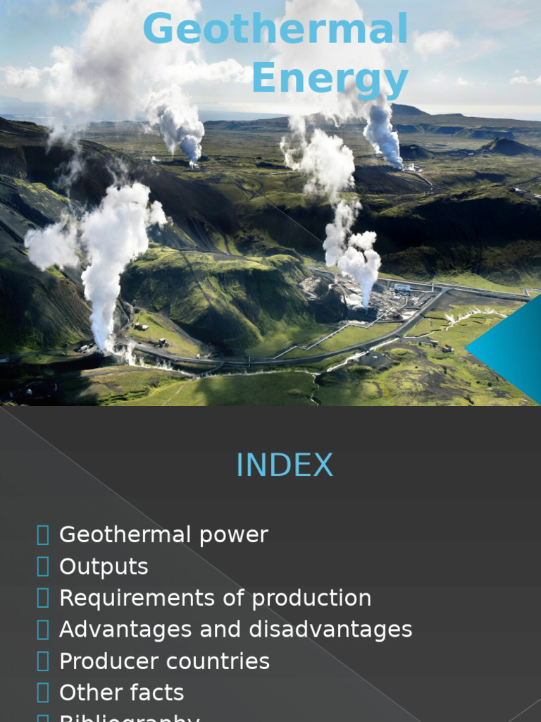 Geothermal Energy | PDF