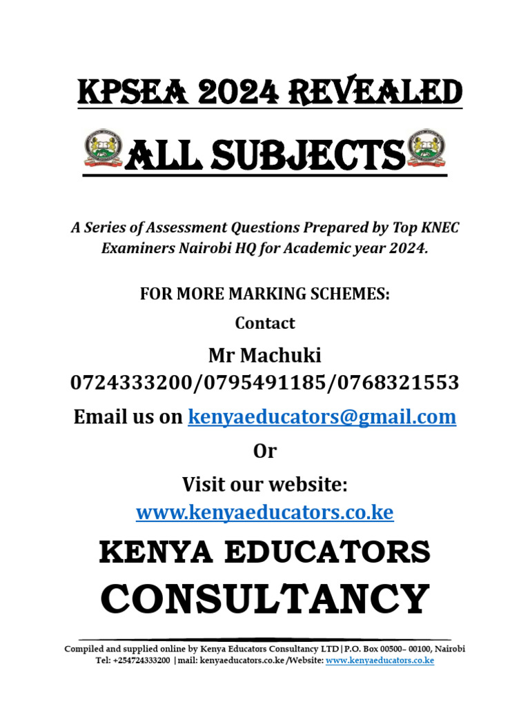Kpsea 2024 Revealed | PDF
