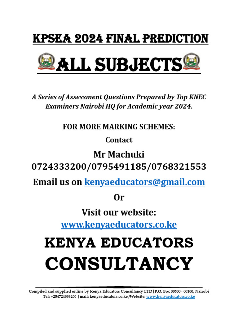 Kpsea 2024 Final Prediction | PDF