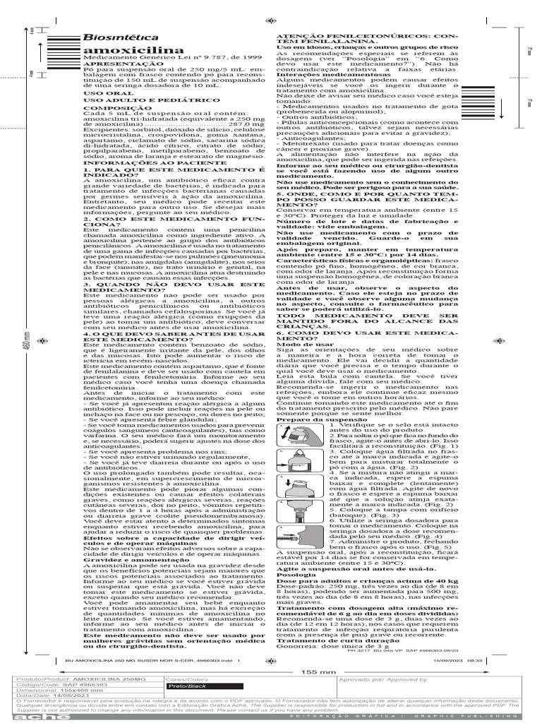 Bula - Amoxicilina 250mg | PDF