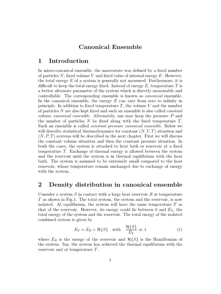 SH Canonical | PDF