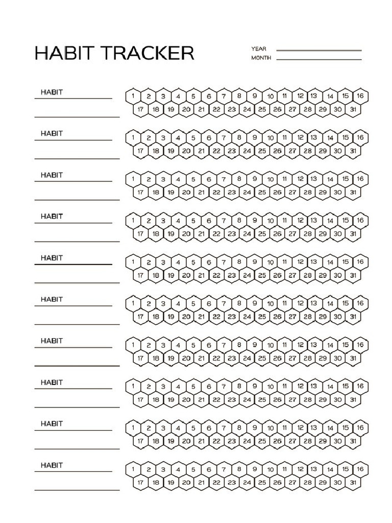 Habit trackers | PDF