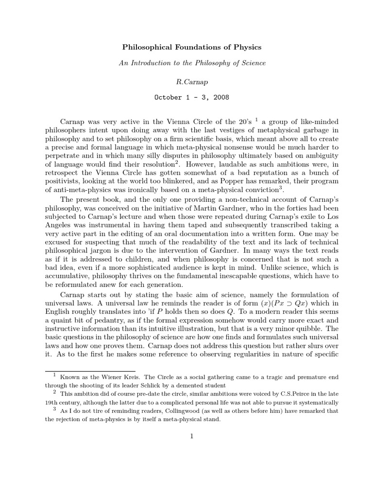 Carnap | PDF