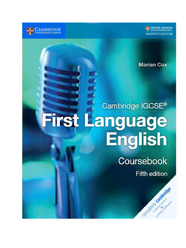 Cambridge IGCSE English As First Language Course Book | PDF