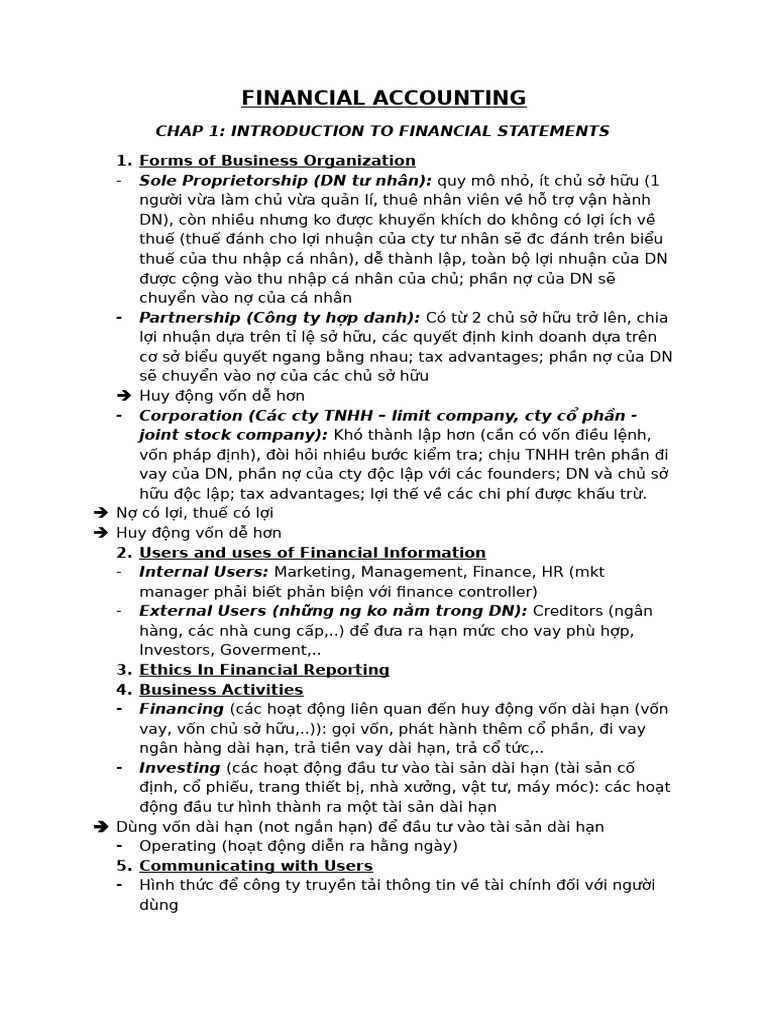 FINANCIAL ACCOUNTING | PDF