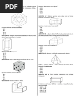 Figuras Planas e Não Planas - Vértices, Arestas e Faces | PDF | Métodos e Materiais de Ensino