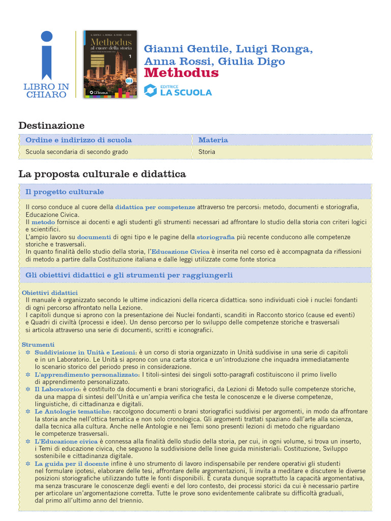 Methodus Storia PDF | PDF