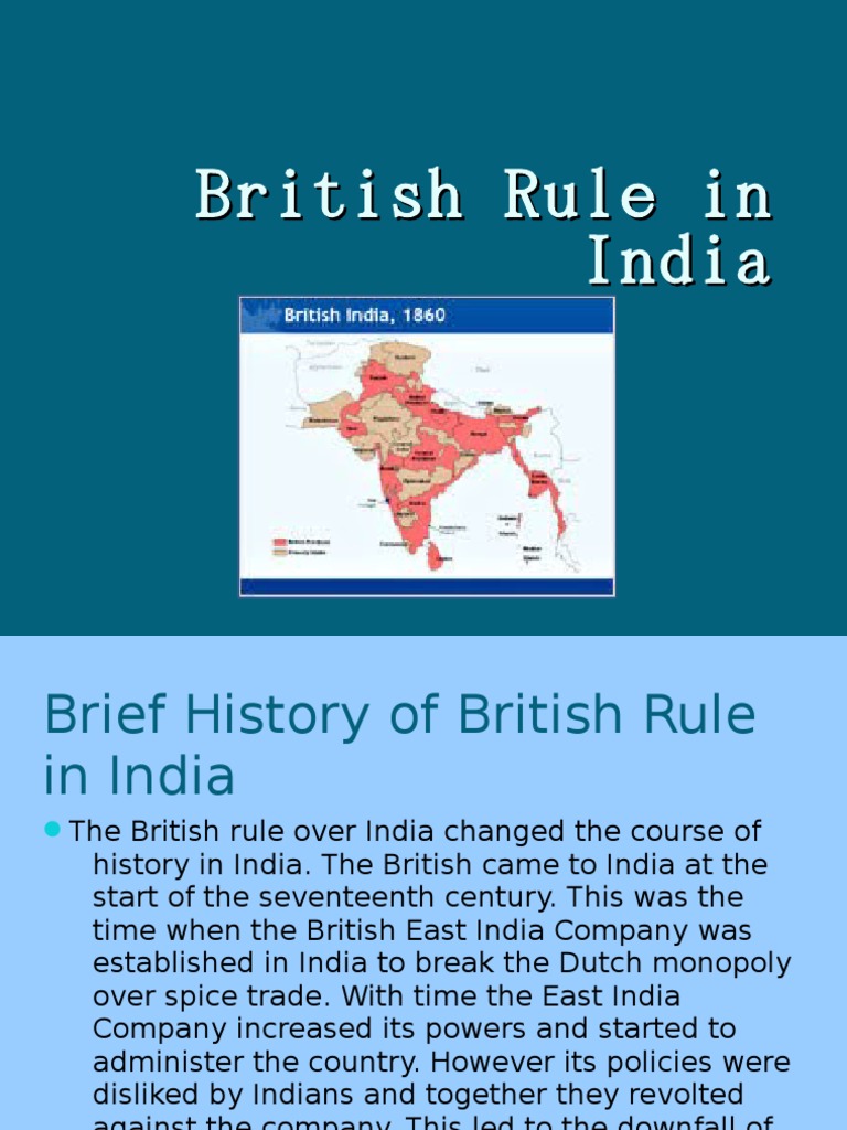 British Rule in India | PDF | British Raj | British Empire