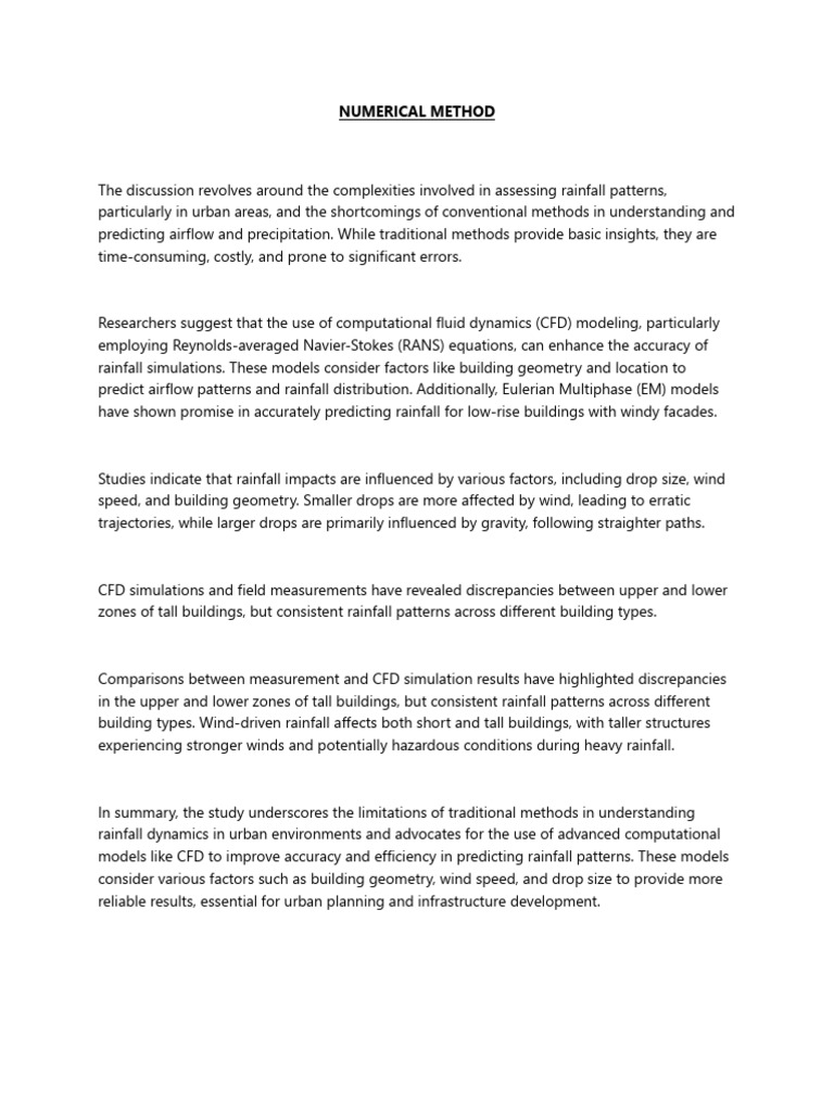 Numerical Method | PDF