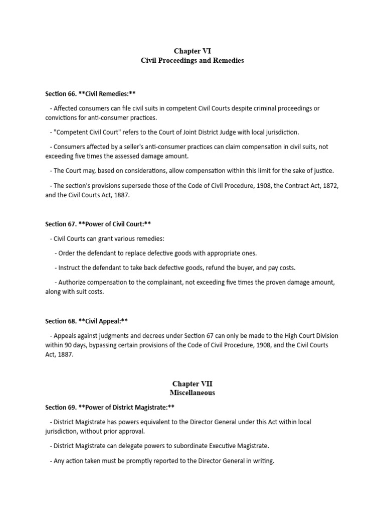 Chapter VI&VII | PDF